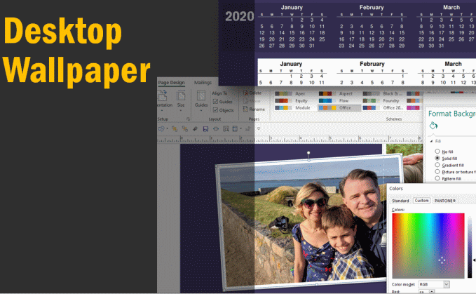How to Create Custom Desktop Wallpaper - TechZMX
